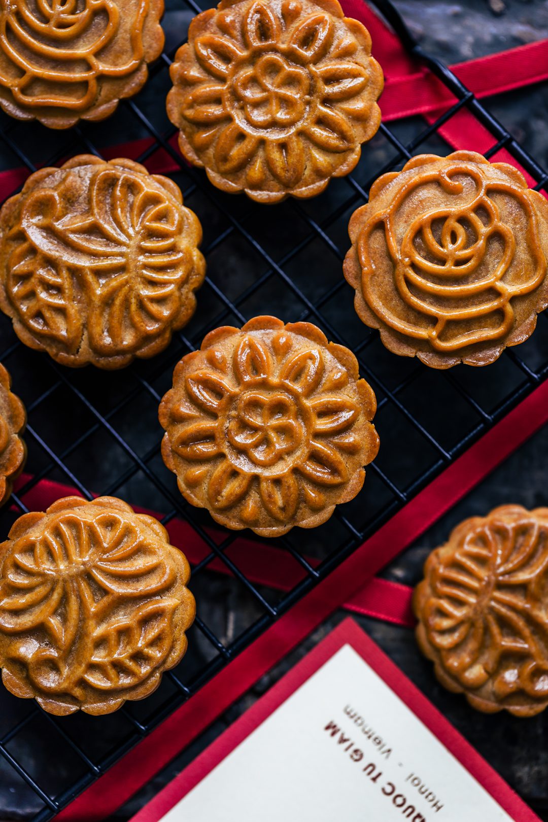 Mooncake biscuits - biscotti della luna cinesi - La Petite Xuyen